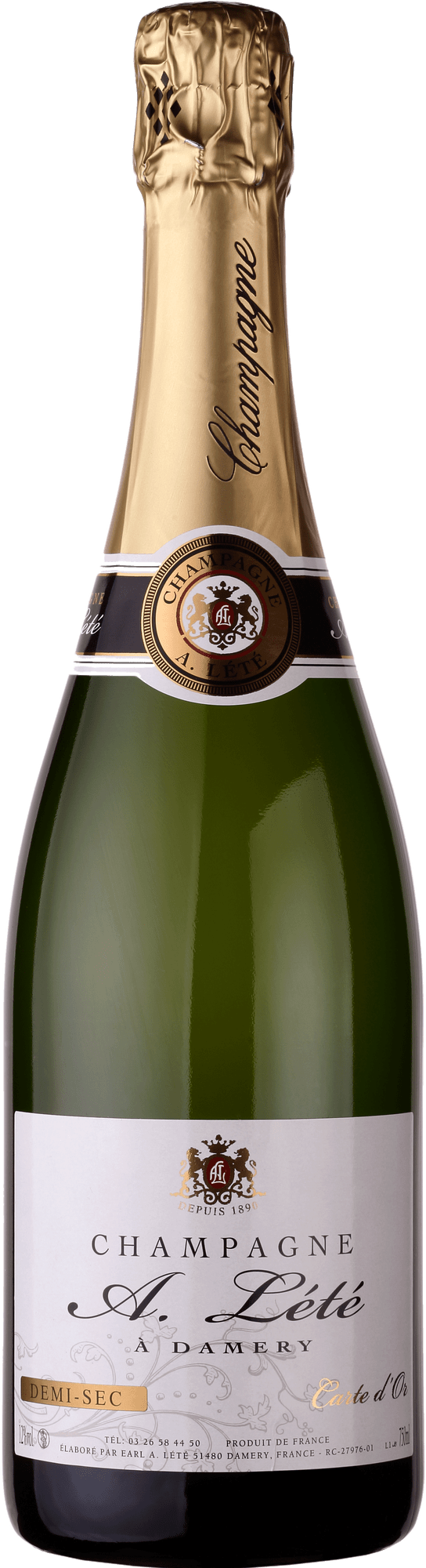 A. LÉTÉ Champagne Brut Carte d'Or